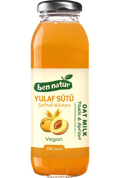 Ben Natür Şeftali Kayısı Yulaf Sütü 1 x 250 ml