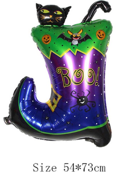 Guru Sepeti Halloween Çizmeli Kara Kedi Folyo Balon Guru Sepeti Halloween Çizmeli Kara Kedi Folyo Balon