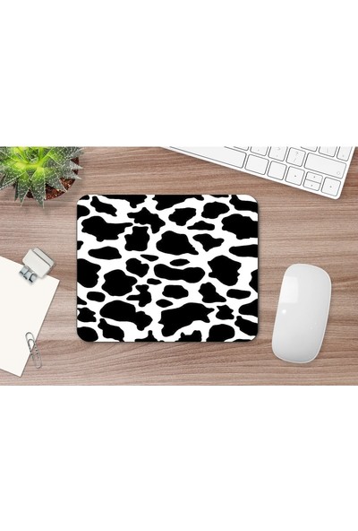 Inek Desenli Baskılı Mouse Pad