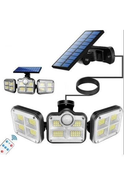 Snr Kumandalı Solar Güneş Enerjili 122 Ledli Hareket Sensörlü Bahçe Aydınlatma Sokak Lambası Snr Kumandalı Solar Güneş Enerjili 122 Ledli Hareket Sensörlü Bahçe Aydınlatma Sokak Lambası