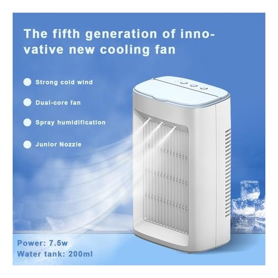 Xinh Masaüstü Taşınabilir Hava Soğutucu Fan Ev Nemlendirici Arıtma ...