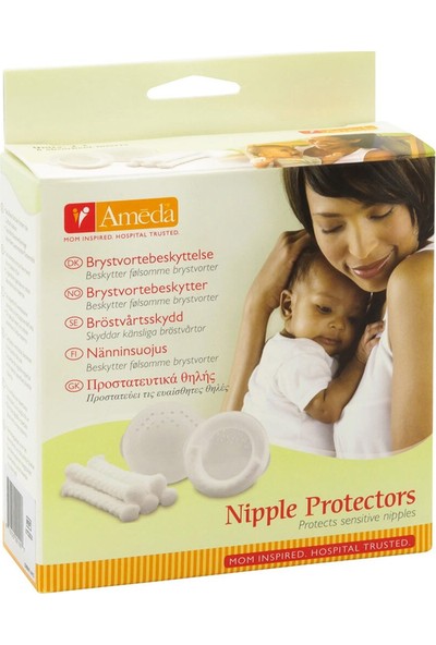 Ameda Göğüs Koruyucu Kalıp ve Refill Pedler - Nipple Protectors
