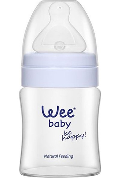 Wee Baby Isıya Dayanıklı Akıtmaz Cam Bardak 120 ml
