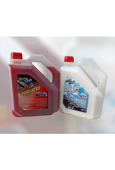 Max&Wash 2 Li Set.4 kg Lastik Parlatıcı ve 4kg Torpido Bakım Sütü