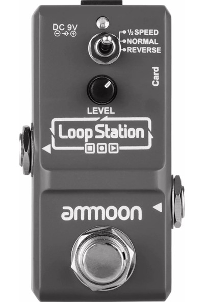 Kkmoon Gitar Efekt Pedalı - Koyu Gri (Yurt Dışından) Kkmoon Gitar Efekt Pedalı - Koyu Gri (Yurt Dışından)