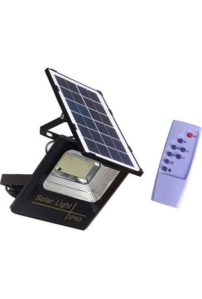 50 Watt Solar Enerjili Projektör – Güneş Panelli - Uzaktan Kumandalı – Karanlık Sensörlü- Su Geçirmez 50 Watt Solar Enerjili Projektör – Güneş Panelli - Uzaktan Kumandalı – Karanlık Sensörlü- Su Geçirmez