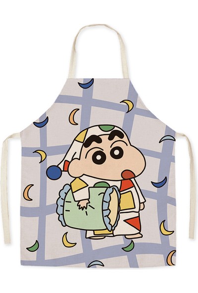 Pijama Mum Boya Shin-Chan Mutfak Kirlilik Önleyici Kolsuz Önlük Pijama Mum Boya Shin-Chan Mutfak Kirlilik Önleyici Kolsuz Önlük
