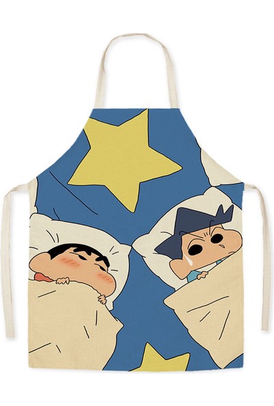 Crayon Shin-Sato Masao Mutfak Kirlilik Önleyici Kolsuz Önlük Crayon Shin-Sato Masao Mutfak Kirlilik Önleyici Kolsuz Önlük