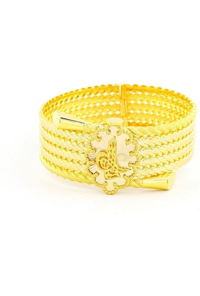 Altınkaynak 22 Ayar Kelepçeli Altın Bilezik