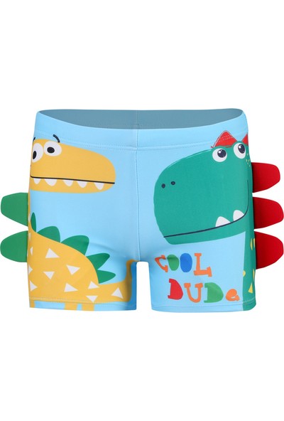 FIY Erkek Çocuk Deniz Şortu Yüzme Mayoları Karikatür Baskı Boxer Mayo (Yurt Dışından)