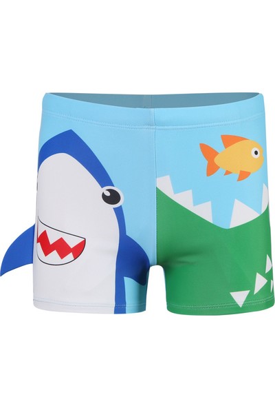 FIY Erkek Çocuk Deniz Şortu Yüzme Mayoları Karikatür Baskı Boxer Mayo (Yurt Dışından)