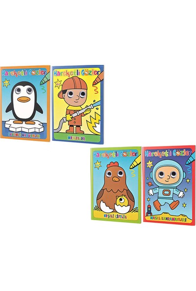 Hareketli Gözler Seti - 4 Kitap Hareketli Gözler Seti - 4 Kitap