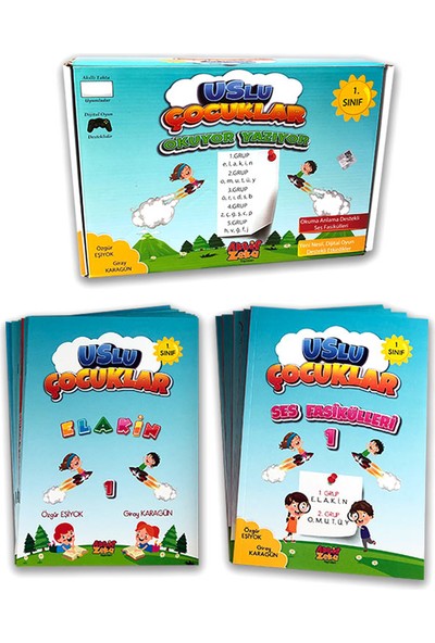 1. Sınıf Uslu Çocuklar - Okuyor Yazıyor - 13 Kitap - Özgür Eşiyok 1. Sınıf Uslu Çocuklar - Okuyor Yazıyor - 13 Kitap - Özgür Eşiyok