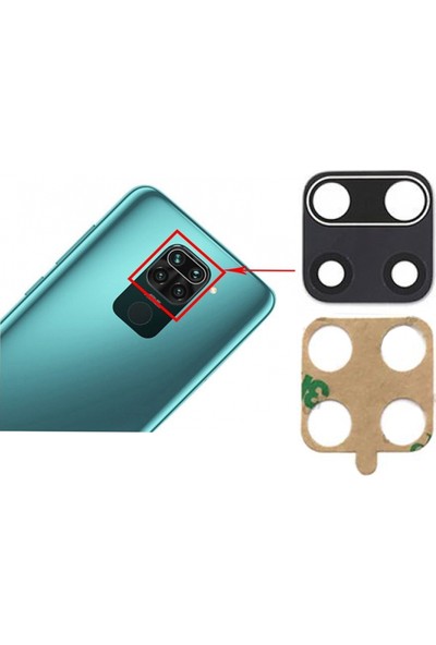 Ceyker GSM Xiaomi Redmi Note 9 Pro / Note 9s Arka Kamera Camı Kamera Lensi ve Yapıştırıcı Bant Ceyker GSM Xiaomi Redmi Note 9 Pro / Note 9s Arka Kamera Camı Kamera Lensi ve Yapıştırıcı Bant