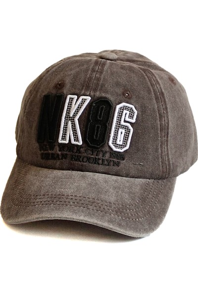 Big White Antrasit Şapka NK96 Eskitme Cap Big White Antrasit Şapka NK96 Eskitme Cap
