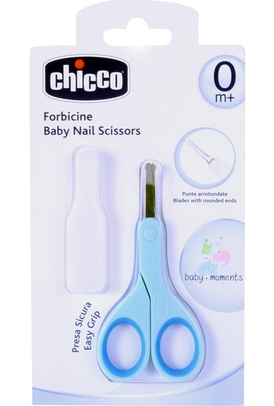 Chicco Kapaklı Tırnak Makası - Mavi