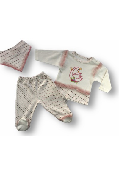 Happy Pinky Kraliçe Kuğu Kız Bebek 3'lü Takım Happy Pinky Kraliçe Kuğu Kız Bebek 3'lü Takım