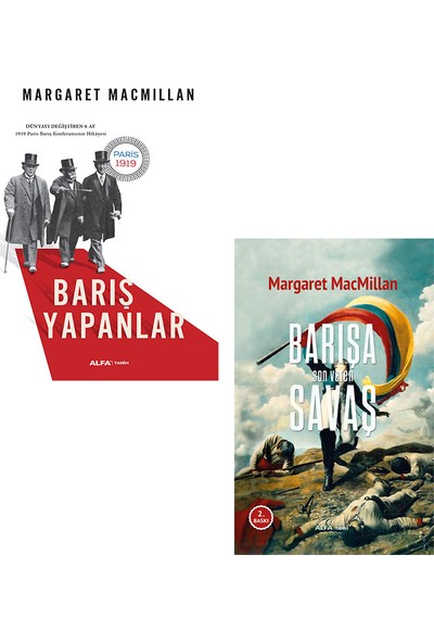 Barış Yapanlar - Barışa Son Veren Savaş 2 Kitap Set - Margaret Macmillan Barış Yapanlar - Barışa Son Veren Savaş 2 Kitap Set - Margaret Macmillan