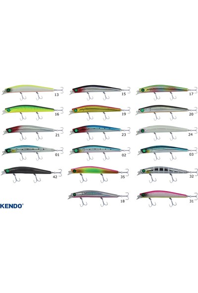 Kendo Haryu 12.5 cm 14.8g Floatıng Suni Yem Kendo Haryu 12.5 cm 14.8g Floatıng Suni Yem