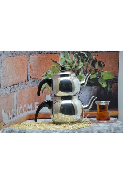 Qpazar Alüminyum Küre Çaydanlık No:02 ( 1,2 Lt 2 Kişilik) Qpazar Alüminyum Küre Çaydanlık No:02 ( 1,2 Lt 2 Kişilik)