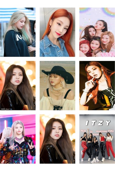 Fernaxx Itzy Kpop Fotokart 9 Adet Kesilmiş 8*6 cm Pvc Kaplı Süper Hd Kaliteli Baskılı Fotokart Fernaxx Itzy Kpop Fotokart 9 Adet Kesilmiş 8*6 cm Pvc Kaplı Süper Hd Kaliteli Baskılı Fotokart