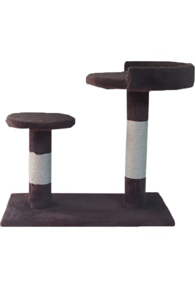 Kedi Oyun ve Tırmalama Tahtası Kahverengi