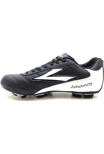 Lig Amanos Futbol Ayakkabısı Siyah Beyaz-40 Lig Amanos Futbol Ayakkabısı Siyah Beyaz-40
