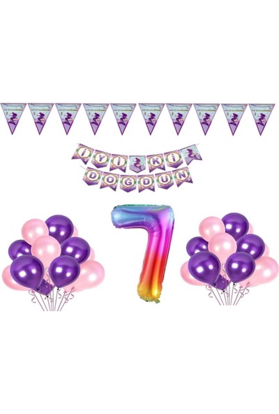 Bal10 Dünyası Deniz Kızı Doğum Günü Parti Seti 7 Yaş Bal10 Dünyası Deniz Kızı Doğum Günü Parti Seti 7 Yaş
