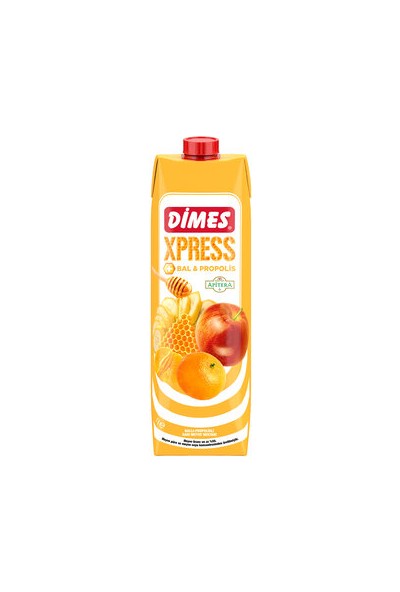 Dimes Xpress Bal-Propolis Sarı Meyve Nektari 1 L Dimes Xpress Bal-Propolis Sarı Meyve Nektari 1 L