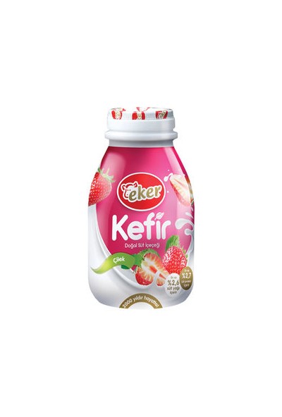 Eker Çilekli Kefir 200 ml Eker Çilekli Kefir 200 ml