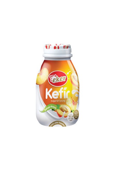 Eker Şeftali Kayısılı Kefir 200 ml Eker Şeftali Kayısılı Kefir 200 ml