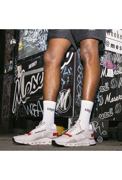 Snipes Beyaz Atletik Performans Çorabı Tabanı Havlu Ithal Spor Çorap 3 Çift