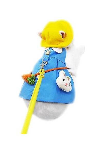 HTColtd Pet Bunny Giyim Tavşan Gine Domuz Sevimli Kostüm Seti (Mavi) (Yurt Dışından) HTColtd Pet Bunny Giyim Tavşan Gine Domuz Sevimli Kostüm Seti (Mavi) (Yurt Dışından)