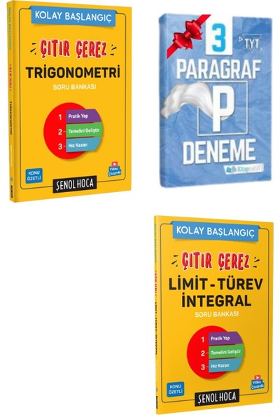 Çıtır Çerez Trigonometri ve Limit-Türev-Integral Çıtır Çerez Trigonometri ve Limit-Türev-Integral