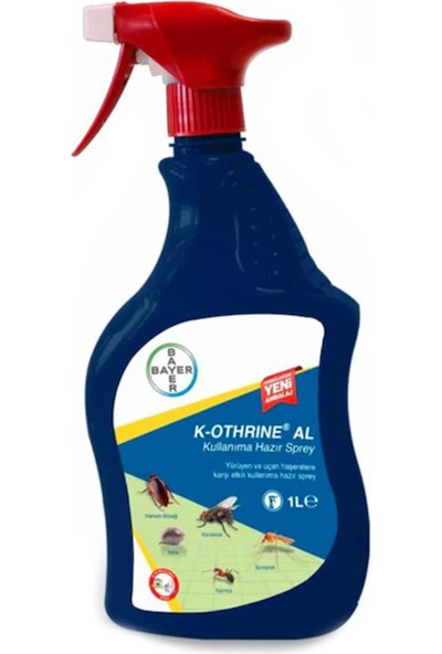 Bayer K-Othrine Al Kullanıma Hazır Sprey 500 ml Bayer K-Othrine Al Kullanıma Hazır Sprey 500 ml