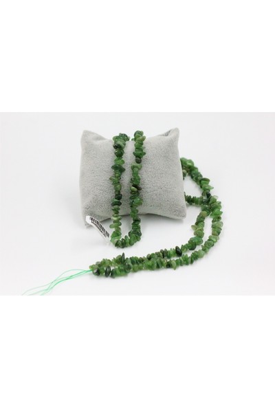 Takı Ağacı Kanada Yeşimi Kırık Taş Dizi Takı Ağacı Kanada Yeşimi Kırık Taş Dizi