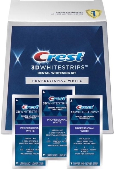 Crest 3D White Professional White Diş Beyazlatma Bantları - 6 Bant - 3'lı Crest 3D White Professional White Diş Beyazlatma Bantları - 6 Bant - 3'lı