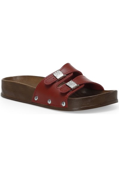 Polaris 162836.Z2FX Kırmızı Kadın Terlik