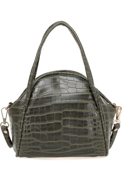 Butigo Kroko Fashıon El 2pr Haki Kadın El Çantası