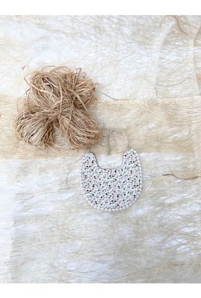 Bon Chic Baby Pembe Çiçekli Önlük Bon Chic Baby Pembe Çiçekli Önlük