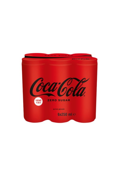 Coca-Cola Zero Sugar 6X250 ml Kutu Coca-Cola Zero Sugar 6X250 ml Kutu