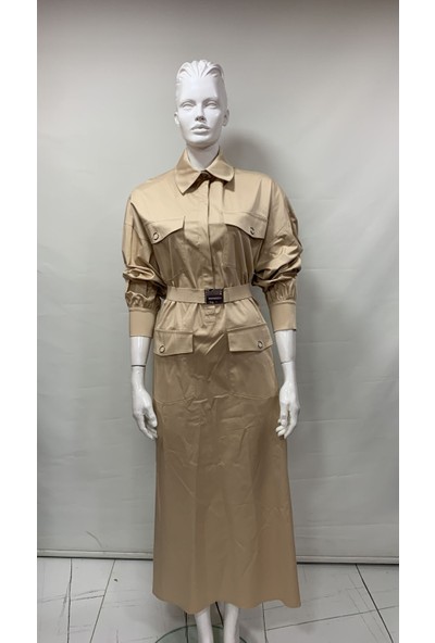 Qui Prive Qui Prive-Trençkot Bej