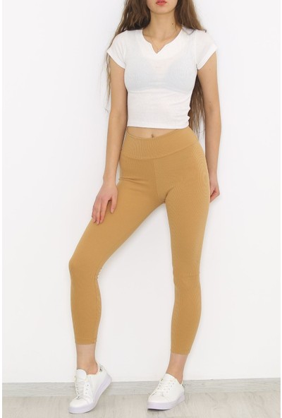 York Nevada Fitilli Tayt Sütlükahve - 7759.1169. York Nevada Fitilli Tayt Sütlükahve - 7759.1169.