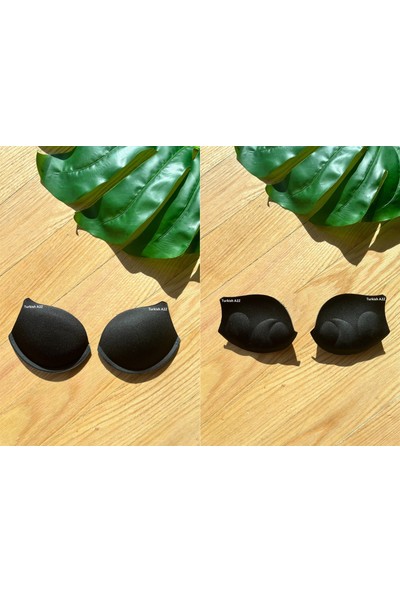 Turkish A2Z Mayo & Bikini Için Double Dolgu Push Up Sütyen Bikini Dolgusu Sünger Ped Siyah Turkish A2Z Mayo & Bikini Için Double Dolgu Push Up Sütyen Bikini Dolgusu Sünger Ped Siyah