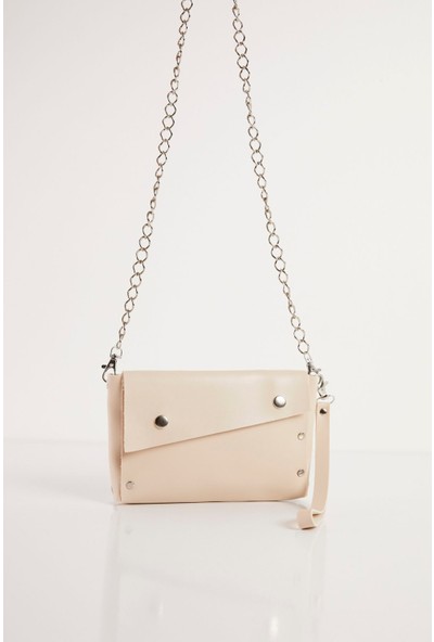Armalıfe 117 Vegan Deri Zincir Askılı Saplı Mini Bayan Çanta