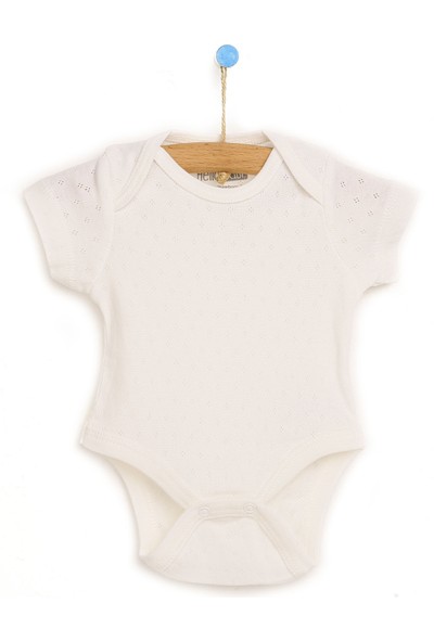 Hellobaby Jakarlı Kısa Kol Body
