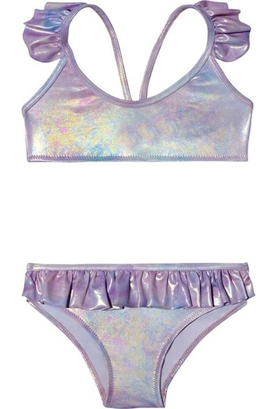 Slipstop Çok Renkli Kız Çocuk Bikini Takım SM22110239 Vanessa Junior Bikini