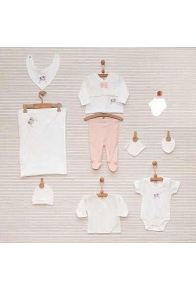 Nenny Baby Pembe Kurdele Kız Bebek Yeni Doğan Hastane Çıkışı 10 Parça Nenny Baby Pembe Kurdele Kız Bebek Yeni Doğan Hastane Çıkışı 10 Parça