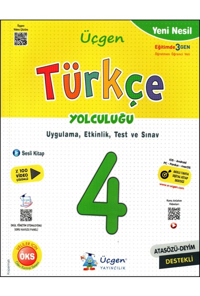 Üçgen 4. Sınıf Yeni Nesil Türkçe Yolculuğu Üçgen 4. Sınıf Yeni Nesil Türkçe Yolculuğu