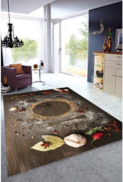 Vivahome Kaymaz Tabanlı Makinede Yıkanabilir Mutfak Halısı MT24 Vivahome Kaymaz Tabanlı Makinede Yıkanabilir Mutfak Halısı MT24